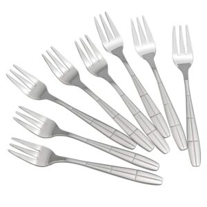 Eagrye 12-Piece Stainless Steel Tasting Fork/ 3-Tine for Dessert, Appetizer