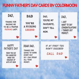 Colormoon Funny Mother's Day Card, Mothers Day Card, Funny Card for Mum, Funny Birthday Card for Mum