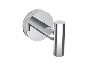 modern elegance single robe hook glass