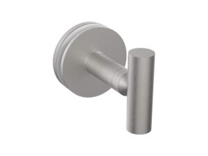 modern elegance single robe hook glass