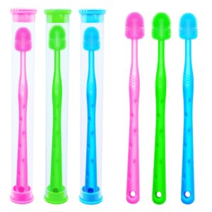 PenVinoo Pet Dog Soft Toothbrush Dog Toothbrush Finger Toothbrush pet Toothbrush Small to Large Dogs