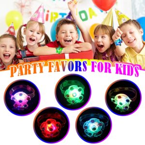 12 Pack LED Light up Bracelet Fidget Toys, Party Favors for Kids 4-8 8-12, Glow in The Dark Birthday Party Supplies, Pinata Goodie Bags Stuffers for kids, Halloween Party Favors Christmas Kids Gifts