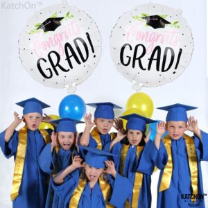 KatchOn, Big Congrats Grad Balloons - 18 Inch | Graduation Balloon, Congratulations Balloons for Graduation Decorations Class of 2024 | Pink Graduation Balloons 2024, Graduation Party Decorations 2024