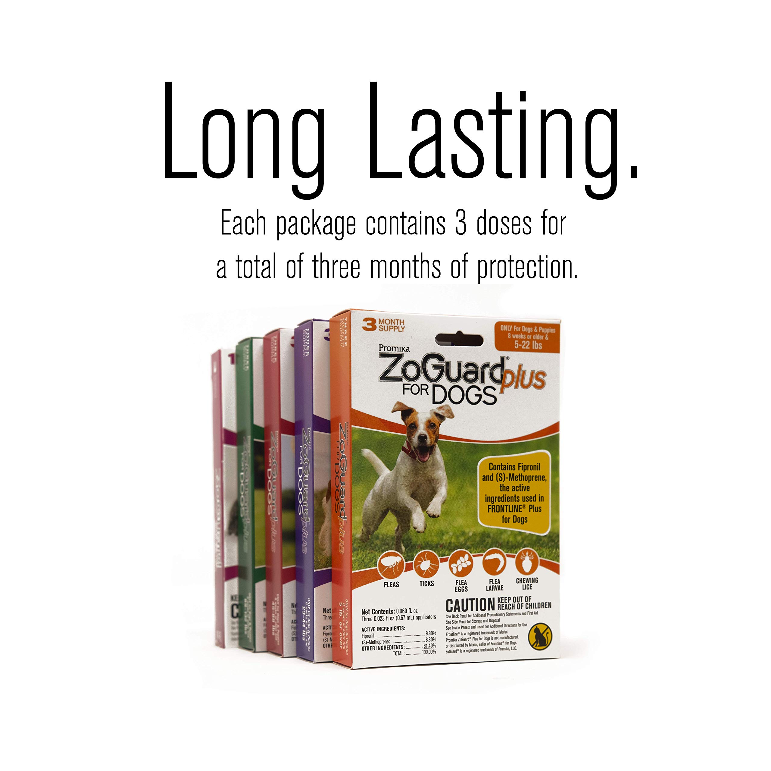 ZoGuard Plus Flea and Tick Prevention for Dogs (XL - 89-132 lb)