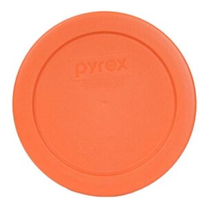 Pyrex (3) 7402-PC 6/7 Cup Blue (3) 7201-PC 4 Cup Butter Yellow (3) 7200-PC 2 Cup Orange Replacement Food Storage Lids Made in the USA