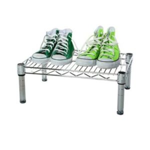 shelving inc. 14" d x 18" w chrome wire shelving with 1 tier shelf, weight capacity 800lbs per shelf