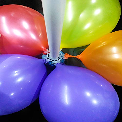 Balloon Clips(120 pcs), Tinabless Balloon Connectors for Decor Balloon Arch, Balloon Column Stand and Balloon Flowers