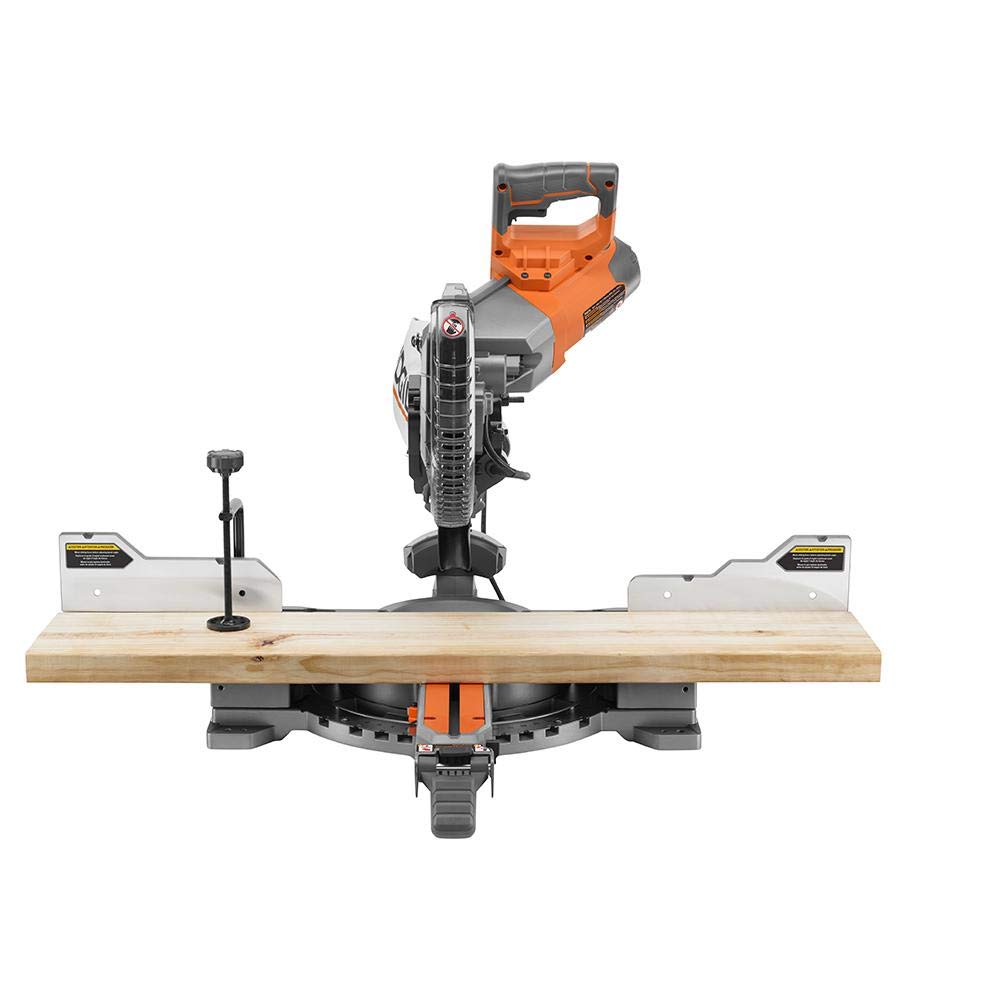 Ridgid R4210 15 Amp 10 Inch Corded Dual Bevel Sliding Miter Saw with 70° Miter Capacity