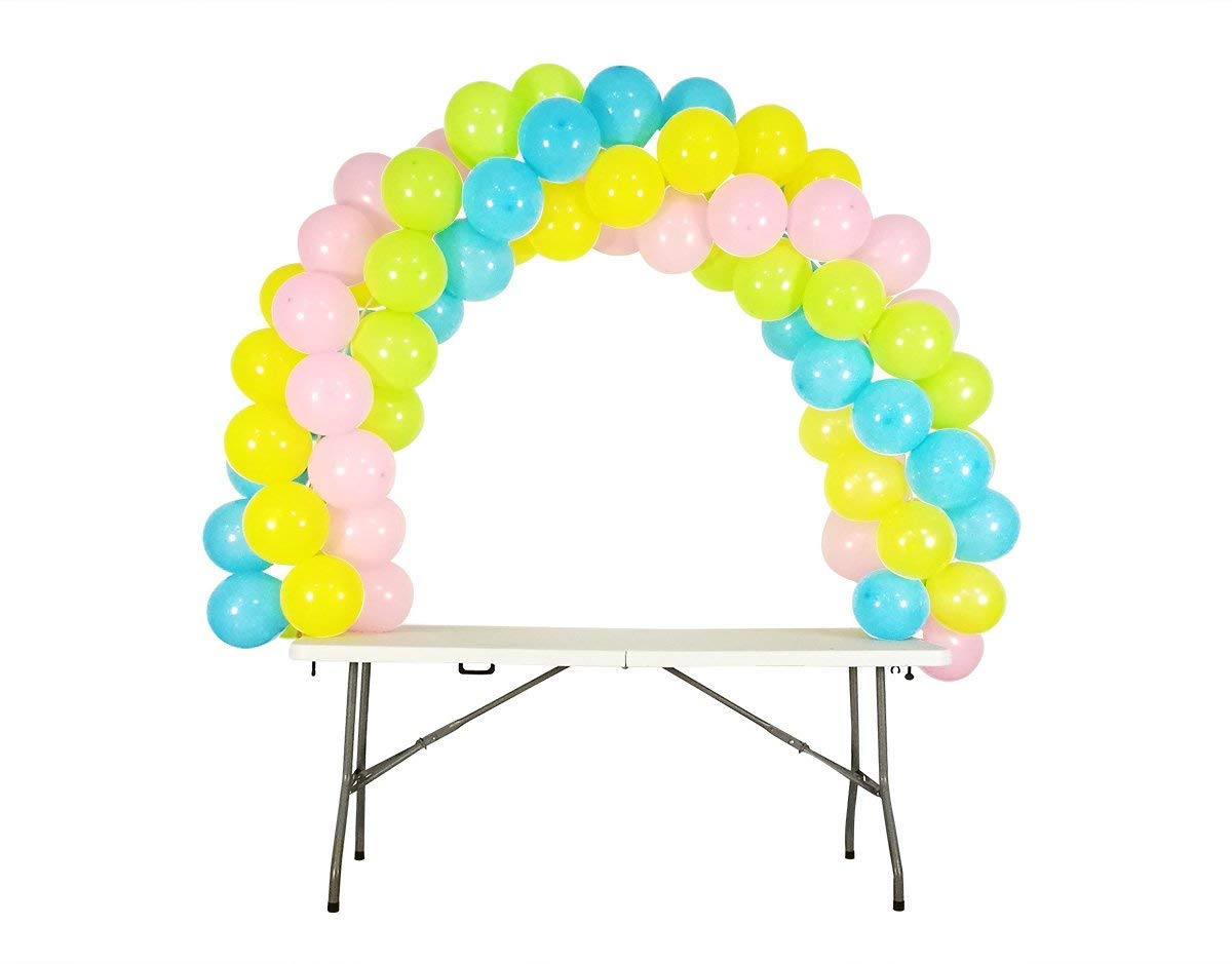 Balloon Clips(120 pcs), Tinabless Balloon Connectors for Decor Balloon Arch, Balloon Column Stand and Balloon Flowers