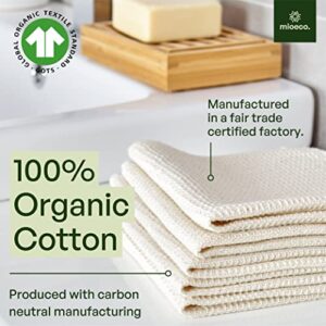 20 Pack Reusable Paper Towels Washable - Nature Friendly - Organic Cotton Alternative - Thick, Strong, Paperless Kitchen Dish Cloths - Reusable Napkins - Dish Towels - Cloth Napkin - Kitchen Towels