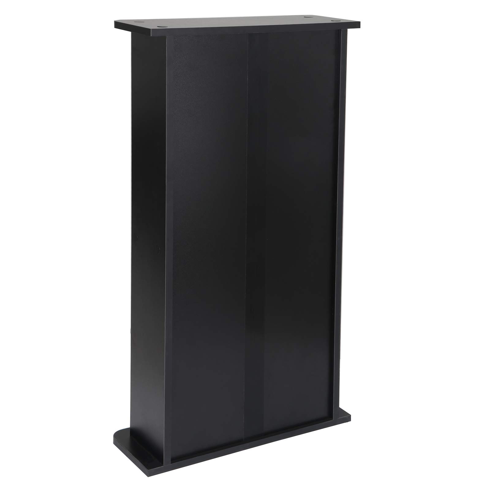 ZENY Multimedia Storage Cabinet DVD Rack Book Shelf Organizer Stand Audio Media Tower, 36" X 19" X 7" Black