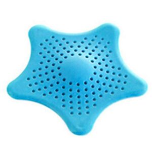 1pc sewer outfall strainer sink filter anti-blocking floor drain hair stopper catcher kitchen accessories bathroom products (blue)