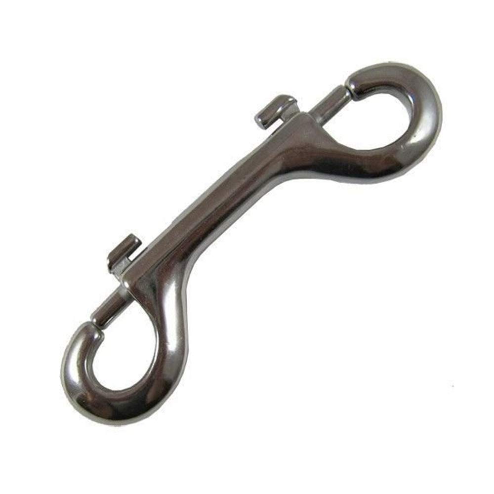 10Pcs Double Ended Snap Hook Metal Snaps Plated Trigger Hooks Snap Bolt Trigger Chain Clip Keyring Snap Bolt (2.75"/7cm)