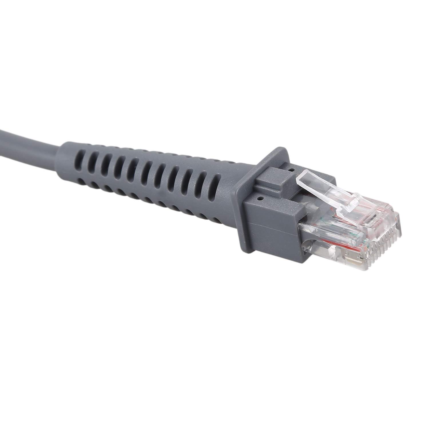 ANRANK UR2208AK USB A Male to RJ45 Cable 7ft 2M for Symbol Barcode Scanner LS4278 LS2208 2208AP (Gray)