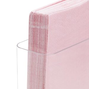 STORi Clear Plastic Holder for Napkins | set of 2