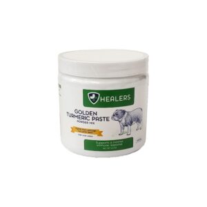 healers tumeric golden paste - arthiritis relief for pets, allergy and joint pain relief for dogs, yellow, 3.5 oz, model: 755342-turmeric