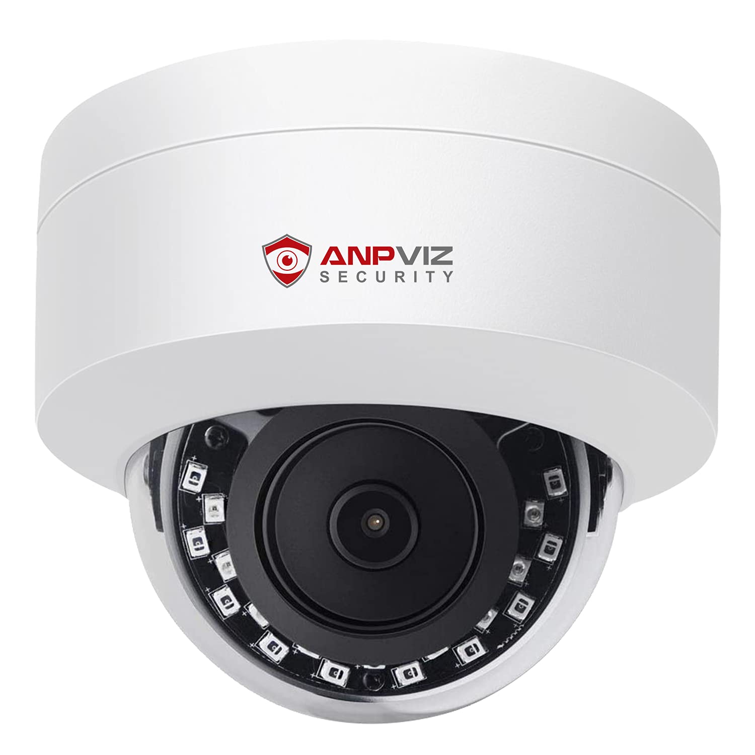 Anpviz 5MP PoE IP Dome Camera with Audio/Mic, IP Security Camera Outdoor Indoor, 98ft IR Night Vision, IP66 Waterproof, 2.8mm Lens, 24/7 Recording, Human Detection, Not PTZ, NDAA Compliant (U Series)