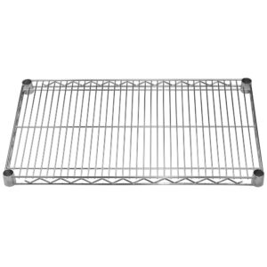 Shelving Inc. 18" d x 30" w Chrome Wire Shelving with 3 Tier Shelves, Weight Capacity 800lbs Per Shelf