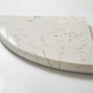 Natural Stone Accessories Shower Corner Shelf MM Quartz Statuary Size 9"x 9" Both Sides Polished