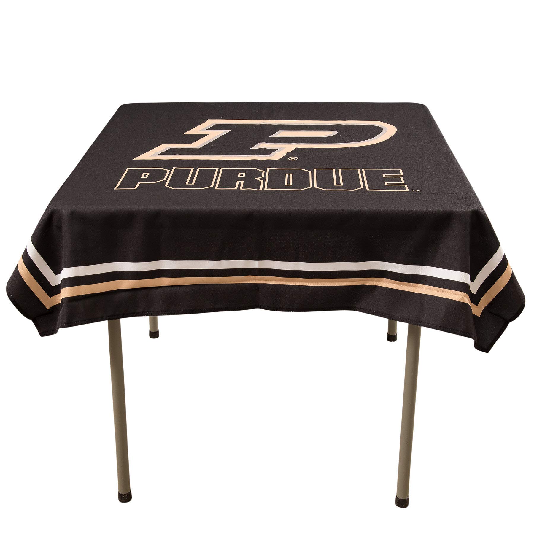 College Flags & Banners Co. Purdue Boilermakers Logo Tablecloth or Table Overlay