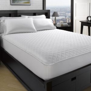 ella jayne classic quilted mattress pad - queen