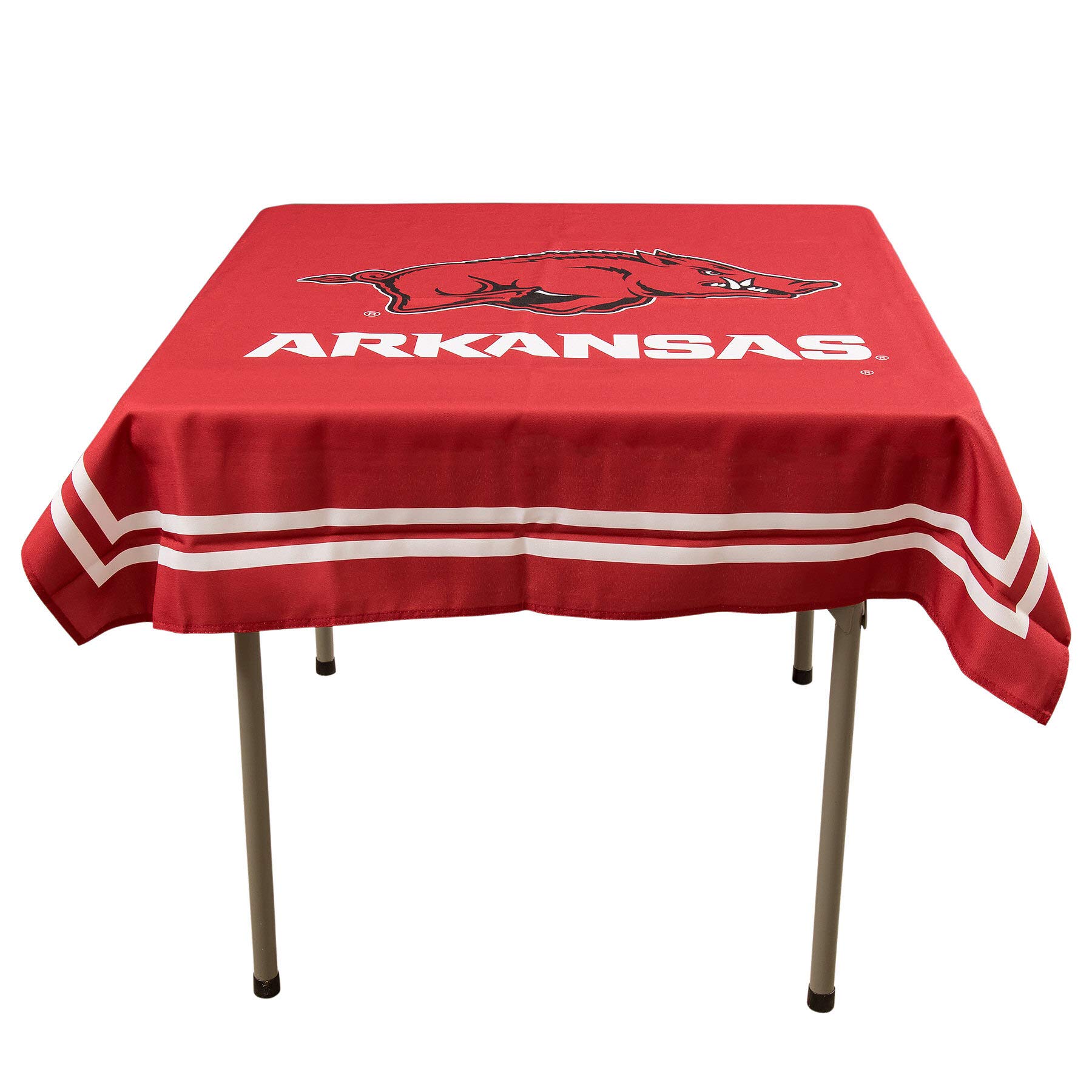 College Flags & Banners Co. Arkansas Logo Tablecloth or Table Overlay