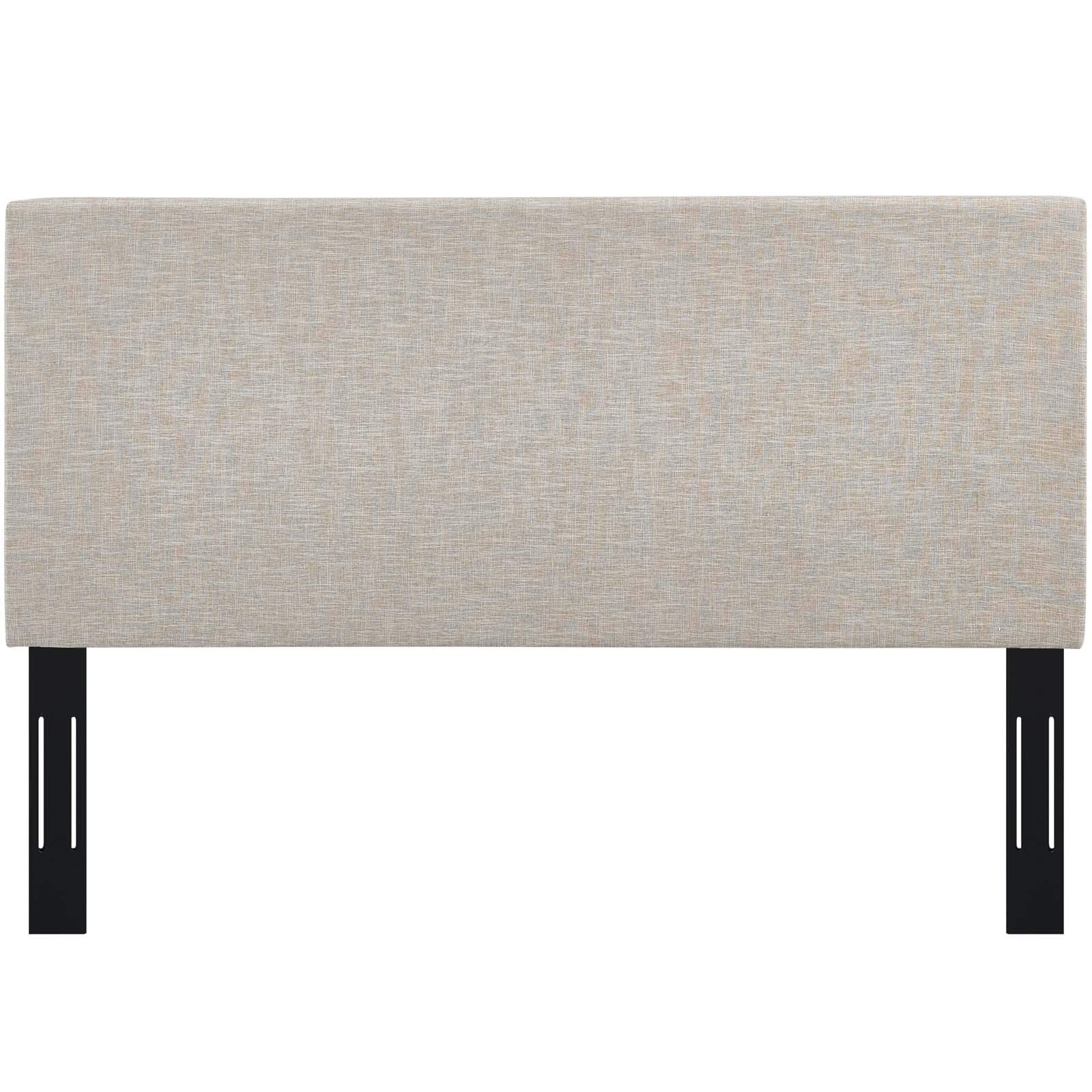 Modway Taylor Full/Queen Upholstered Linen Fabric Headboard, Beige