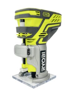 ryobi p601 one+ 18-volt lithium ion cordless fixed base trim router with tool free depth adjustment (tool only) (non-retail packaging)