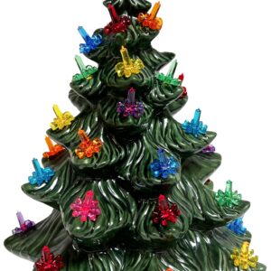 National Artcraft® Candle Blossom Ceramic Christmas Tree Lights - Red (90 Pcs)