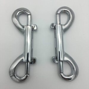 10Pcs Double Ended Snap Hook Metal Snaps Plated Trigger Hooks Snap Bolt Trigger Chain Clip Keyring Snap Bolt (2.75"/7cm)