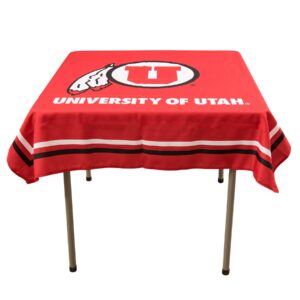 college flags & banners co. utah logo tablecloth or table overlay