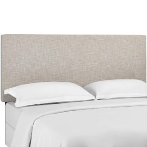 Modway Taylor Full/Queen Upholstered Linen Fabric Headboard, Beige