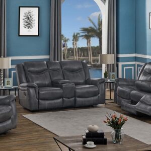 Coaster Furniture Conrad Upholstered Grey 87 5 ' D X 39 W 40 H Sofas 87.5" D x 40.5" H 650354