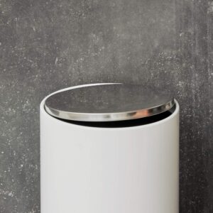 MENU 1.8 gal Pedal Bin, White