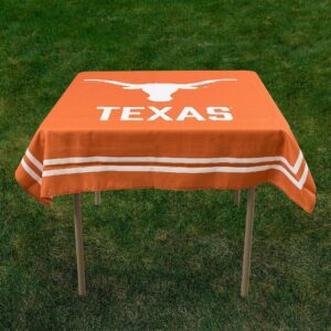 College Flags & Banners Co. Texas Longhorns Logo Tablecloth or Table Overlay