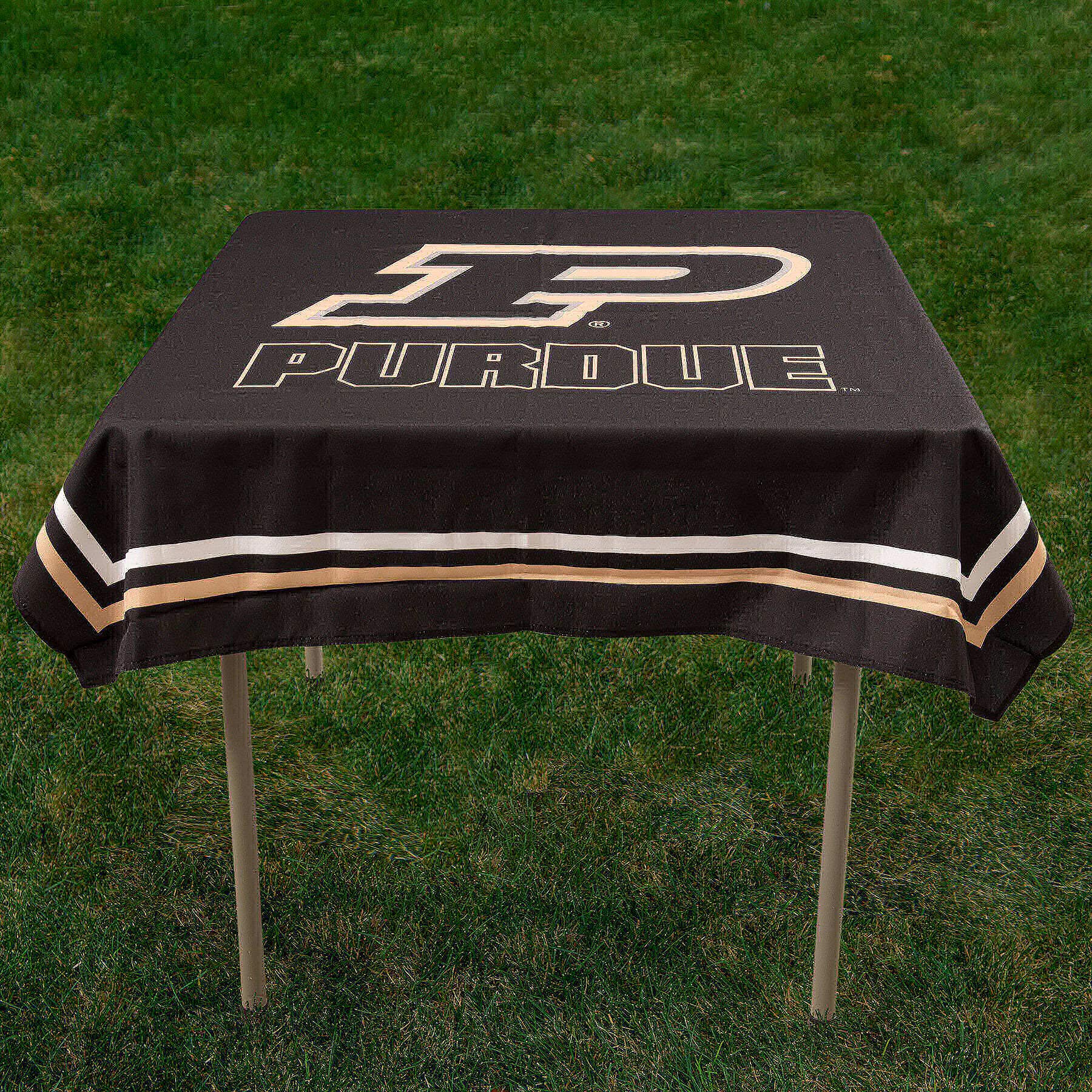 College Flags & Banners Co. Purdue Boilermakers Logo Tablecloth or Table Overlay