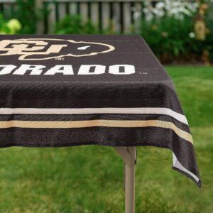 College Flags & Banners Co. Colorado Buffaloes Logo Tablecloth or Table Overlay