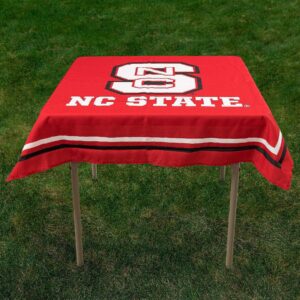 College Flags & Banners Co. North Carolina State Wolfpack Logo Tablecloth or Table Overlay