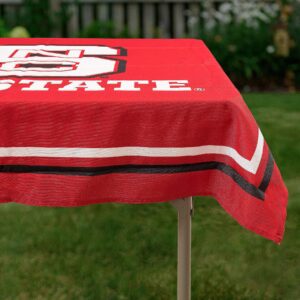 College Flags & Banners Co. North Carolina State Wolfpack Logo Tablecloth or Table Overlay