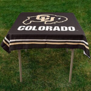 College Flags & Banners Co. Colorado Buffaloes Logo Tablecloth or Table Overlay