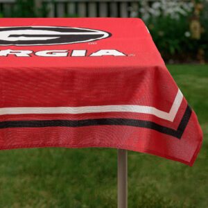 College Flags & Banners Co. Georgia Bulldogs Logo Tablecloth or Table Overlay