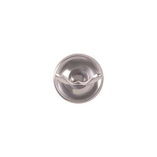 Design House 558437 San Martin Transitional Double Robe Hook for Bathroom Bedroom Closet or Kitchen Brushed Nickel