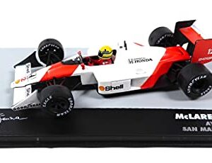 OPO 10 - Altaya 1:43 - Formula 1 - McLaren MP4 / 4# 12 Ayrton Senna Winner San Marino GP F1 1988 (689)