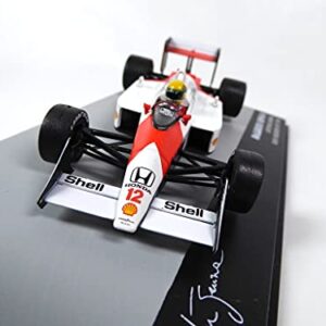 OPO 10 - Altaya 1:43 - Formula 1 - McLaren MP4 / 4# 12 Ayrton Senna Winner San Marino GP F1 1988 (689)