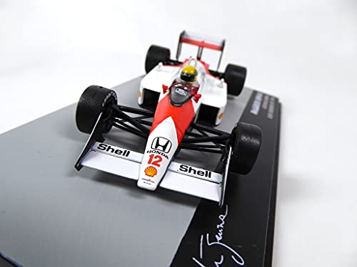 OPO 10 - Altaya 1:43 - Formula 1 - McLaren MP4 / 4# 12 Ayrton Senna Winner San Marino GP F1 1988 (689)