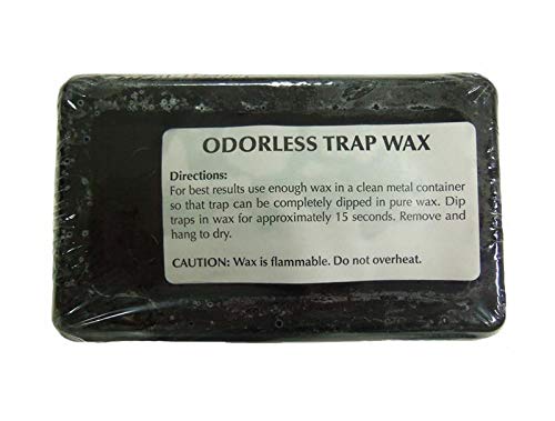 Trap Wax Black Odorless [2] 1LB Blocks