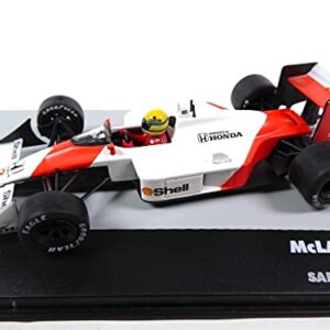 OPO 10 - Altaya 1:43 - Formula 1 - McLaren MP4 / 4# 12 Ayrton Senna Winner San Marino GP F1 1988 (689)