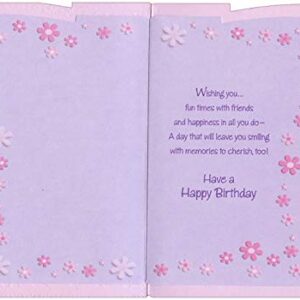 Designer Greetings Large 17 with Purple Foil Die Cut Age 17 / 17th Birthday Card for Her