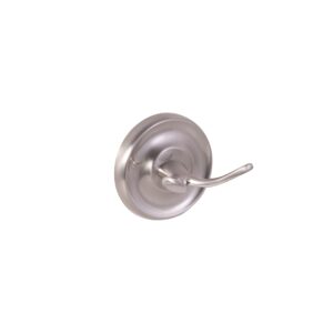 design house 558437 san martin transitional double robe hook for bathroom bedroom closet or kitchen brushed nickel