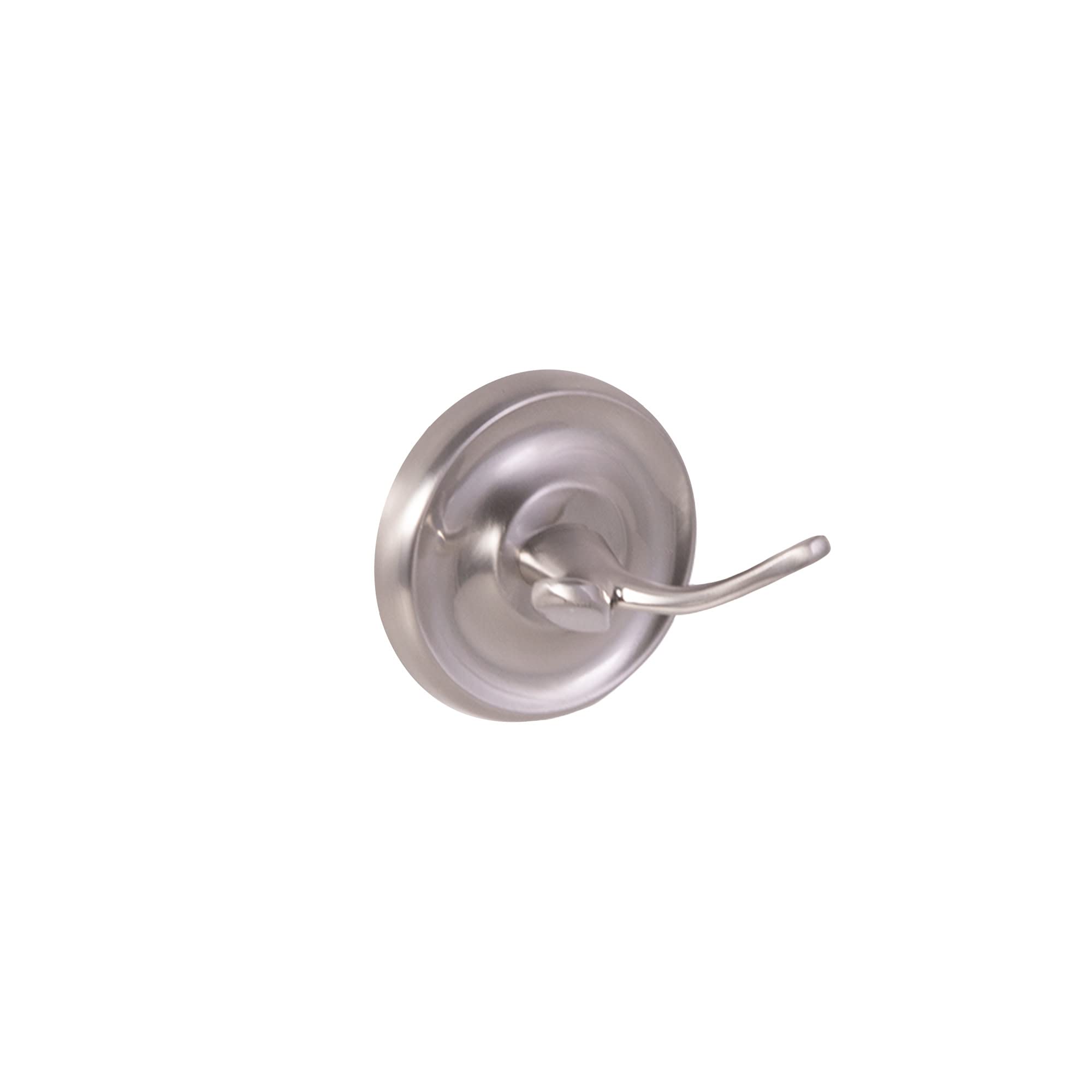 Design House 558437 San Martin Transitional Double Robe Hook for Bathroom Bedroom Closet or Kitchen Brushed Nickel